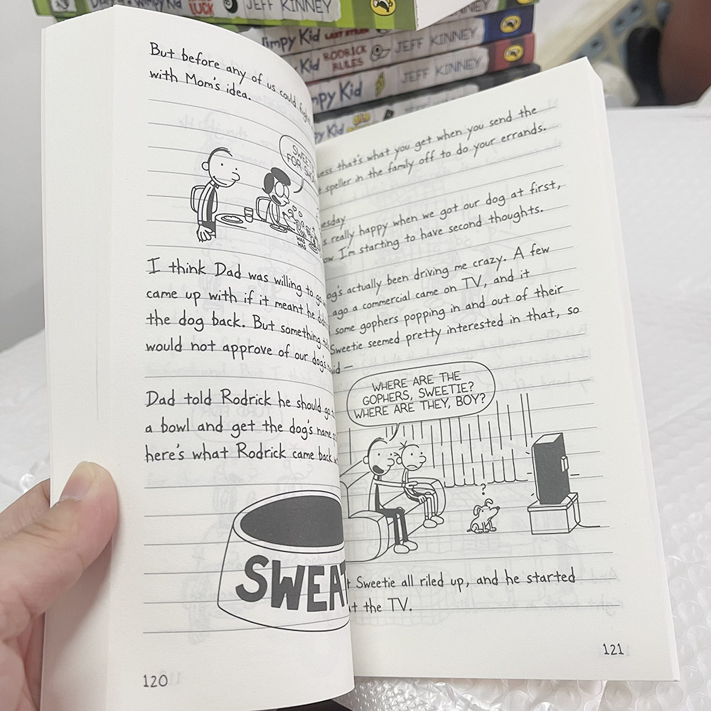 24 Books English Diary of a Wimpy Kid Comic Novel Storybook Children ...