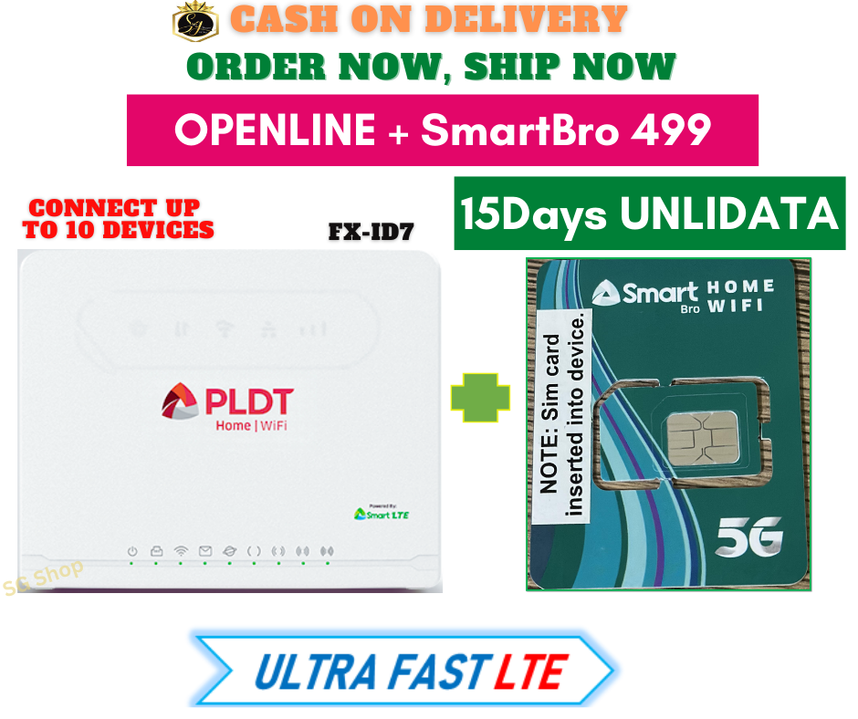 PLDT/SMART BRO HOME PREPAID WIFI 15/30DAYS UNLIDATA Sim card | Shopee Philippines