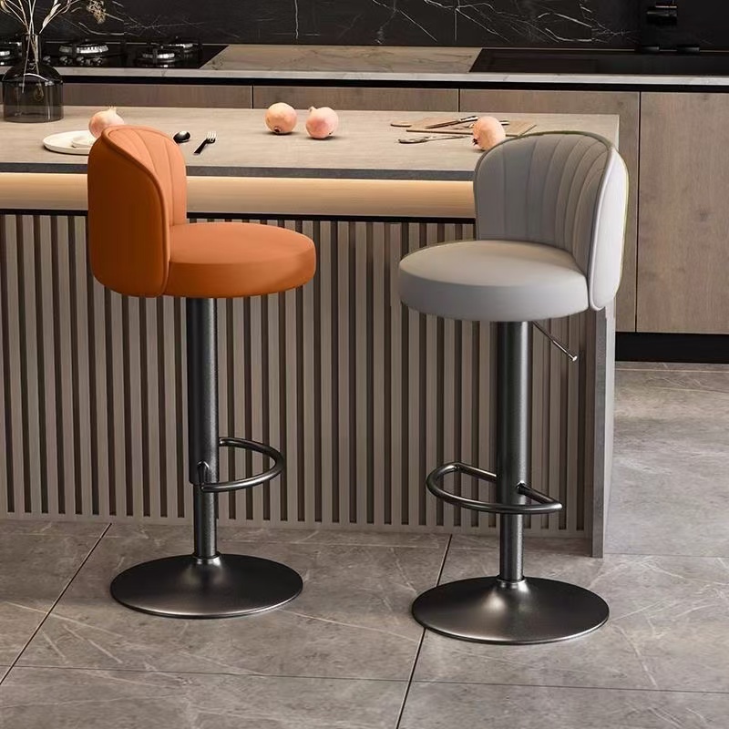 High chair bar stool bar chair high-end bar chair air lift adjustable ...