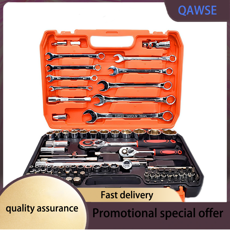 COD 46/53/82Pcs Tools Set for Motorcycle Bike Hand Tool Socket Wrench ...
