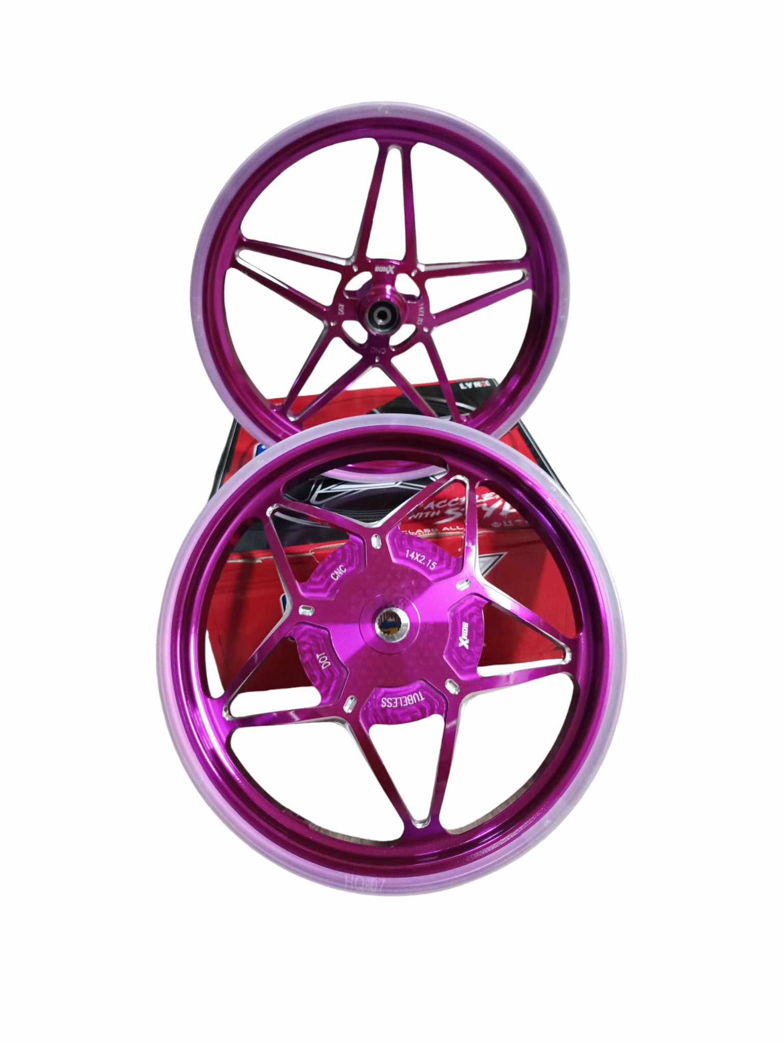 LYNX BOM-X MAGS/RIMS FOR MIO SPORTY (VIOLET) | Shopee Philippines