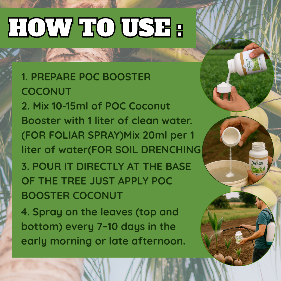 Organic Coconut Booster for Fast Root Growth (POC) | Shopee Philippines