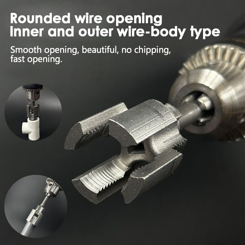 Integrated Internal and External Thread Pipe Threading Tool for 1/2 ...