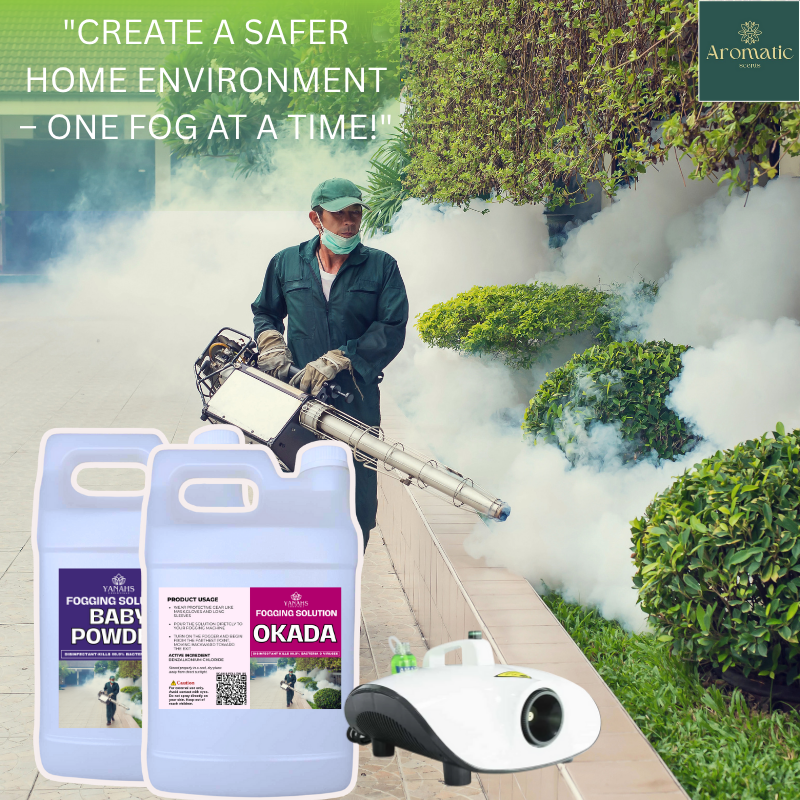 Okada 1 Gallon Fogging Solution - Disinfectant & Deodorizer | Ready to ...