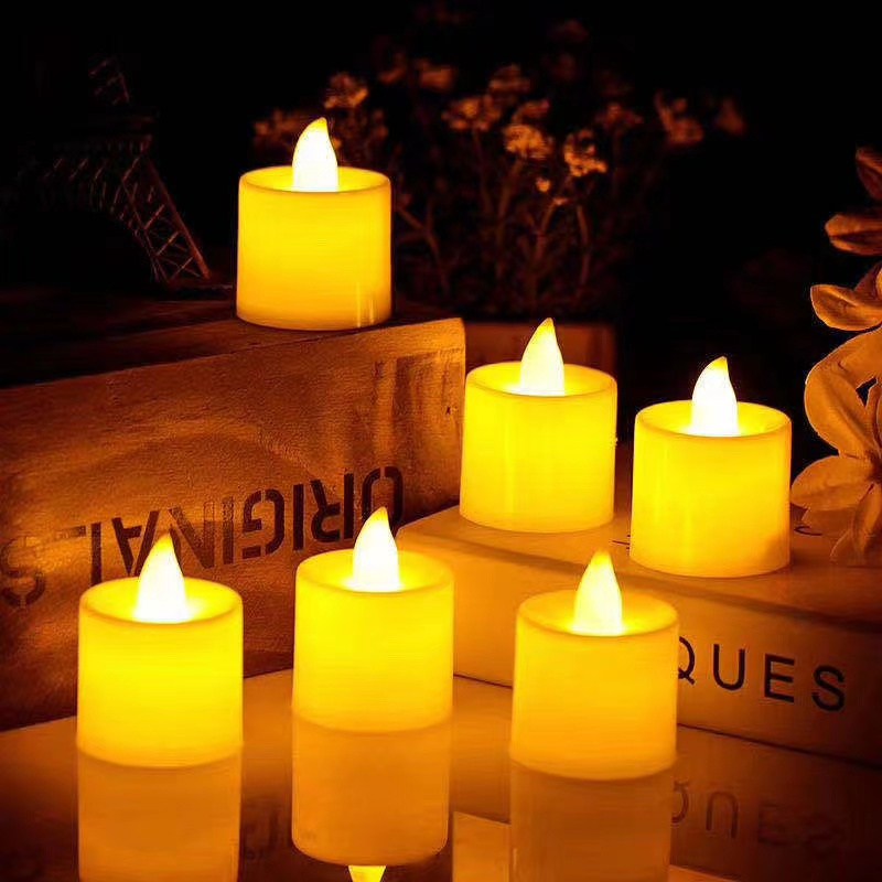 10PCS LED Candle Light Romantic Wax Wedding Candlelight Wedding ...