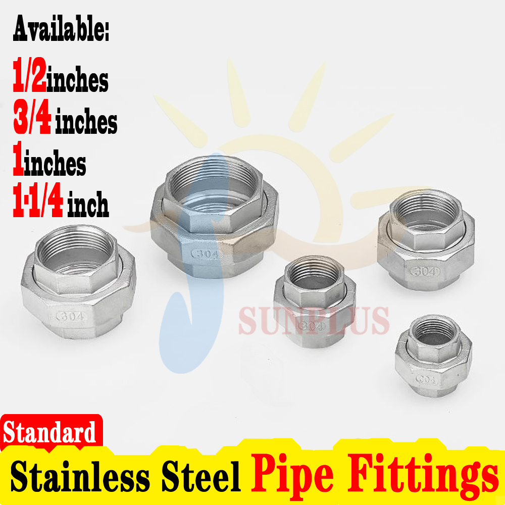 Stainless Union Patente Heavy Duty Standard Thickened Stainless Steel ...