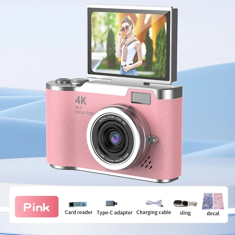 4K Digital Camera With SD Card Mega Pixels HD CCD Camera Original 48MP ...