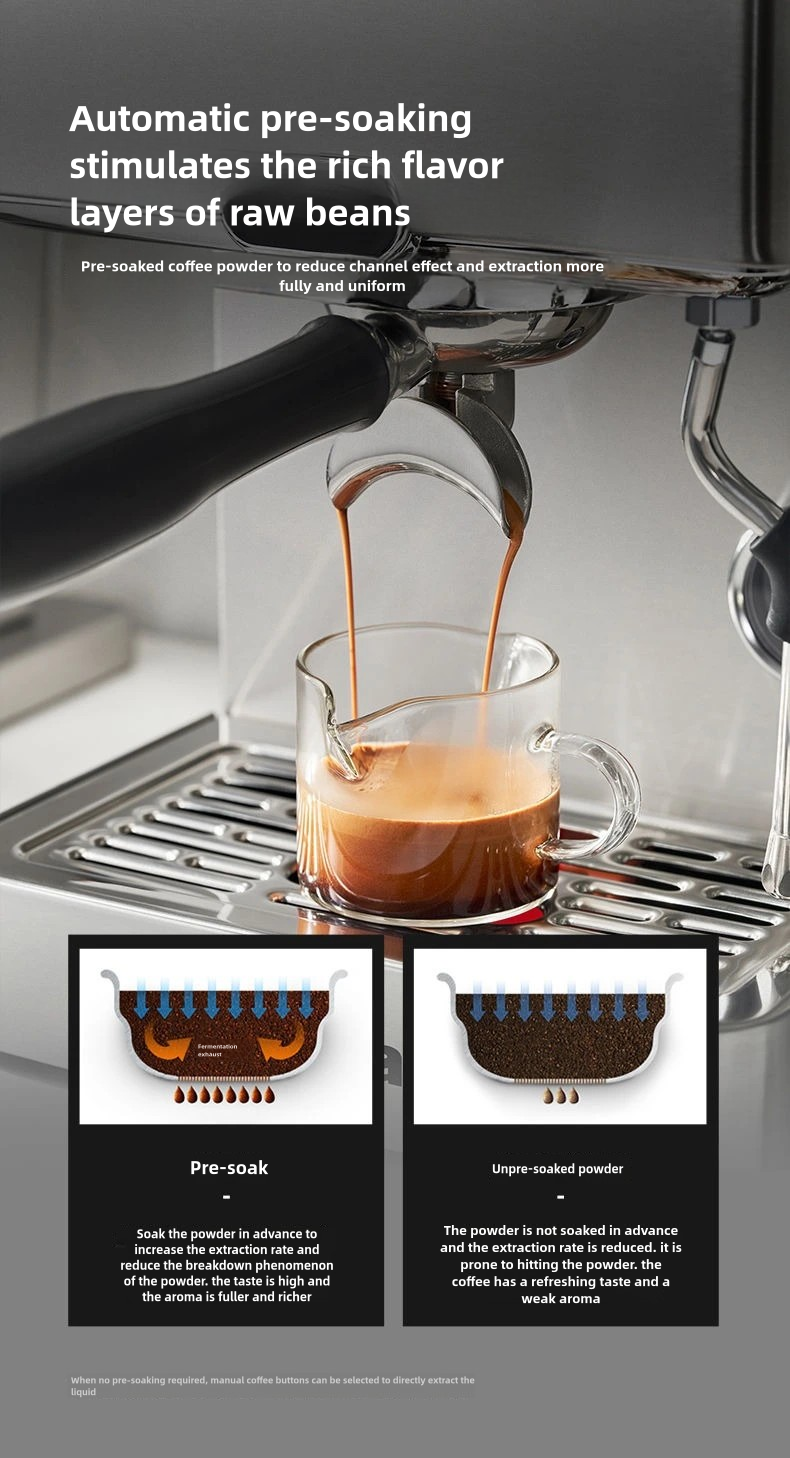 Gemilai CRM3005L Italian coffee machine semi-automatic household ...
