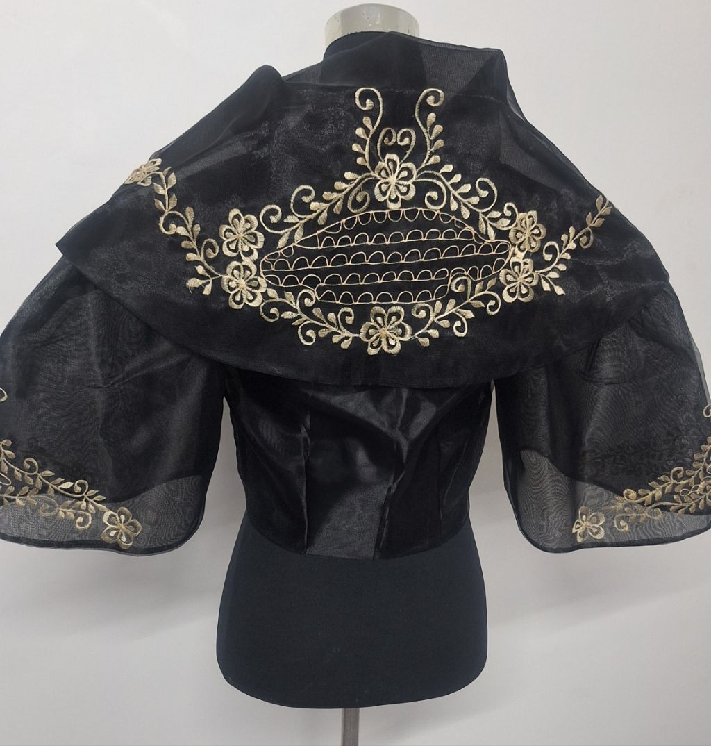 Maria clara top Filipiniana emboirdery traditional wear organza ...