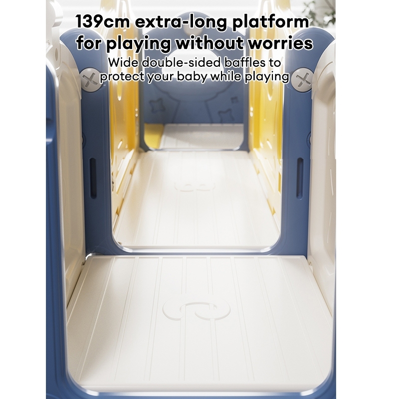 【PlayPark】9 in 1 Slide For Kid Playground Max 100kg Age 1+ Baby Castle ...