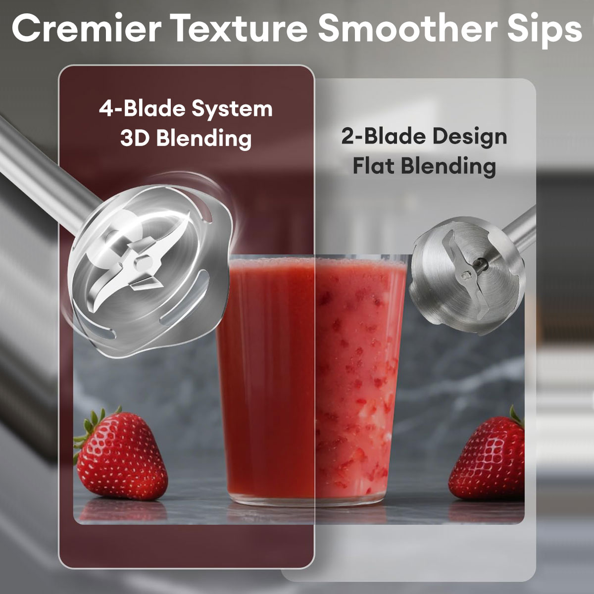 Sonifer Hand Blender 15000RPM SUS 304 Stainless Steel Electric Baby ...