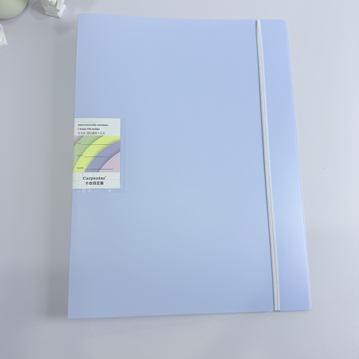 Long 5 Ring Loose Leaf Binder Document Organizer Flexible Round Binder ...