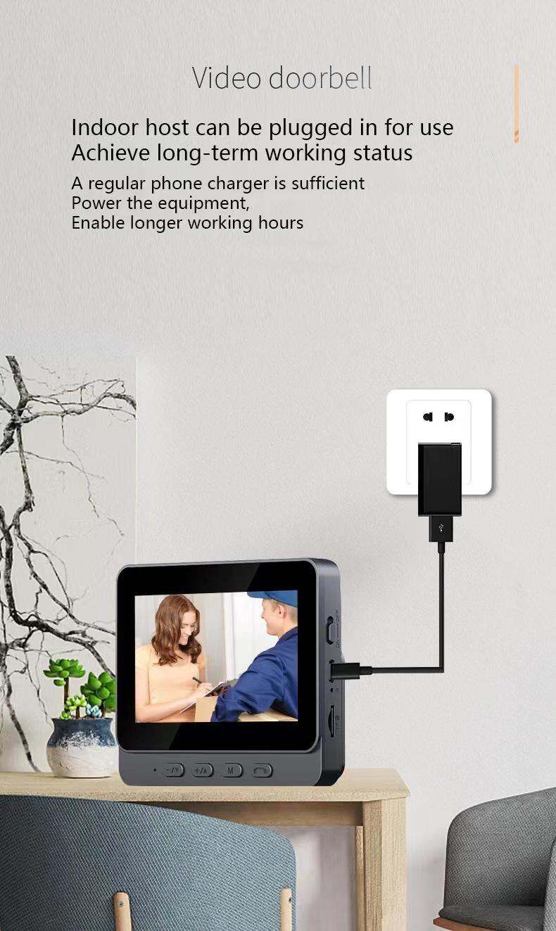 TOTO Doorbell Wireless Waterproof Door Bell Outdoor Smart Doorbell With Camera And Voice ...