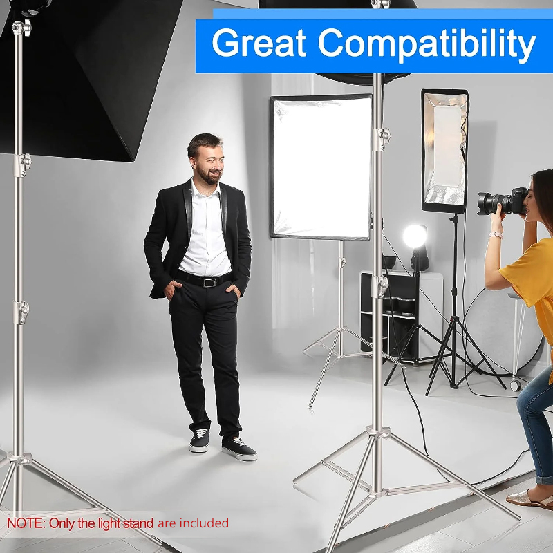 280CM Light Stand Tripod Photographic Monolight Heavy Duty Stainless ...