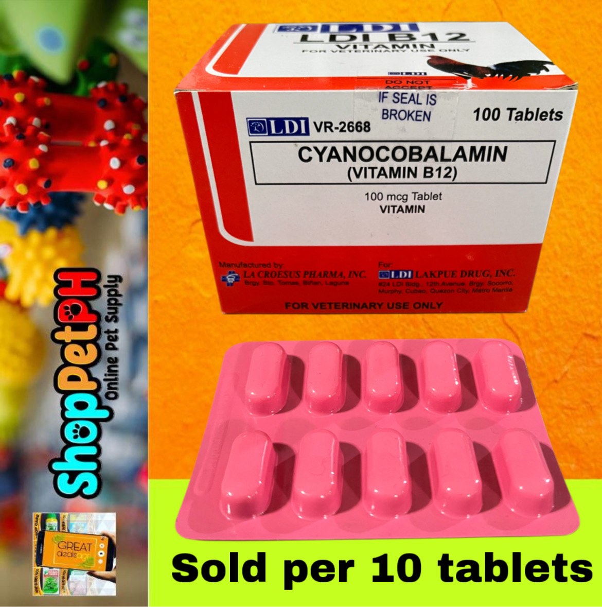 LDI VITAMIN B12 (10 TABLETS) | Shopee Philippines
