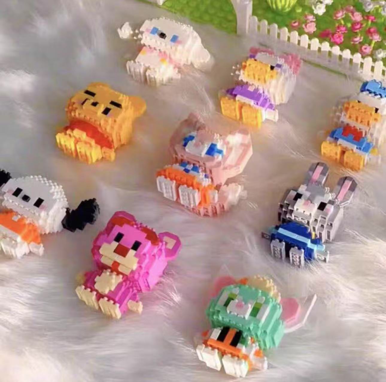 Cute Mini Building Block Assembled Small Particles Toys For Kid ...