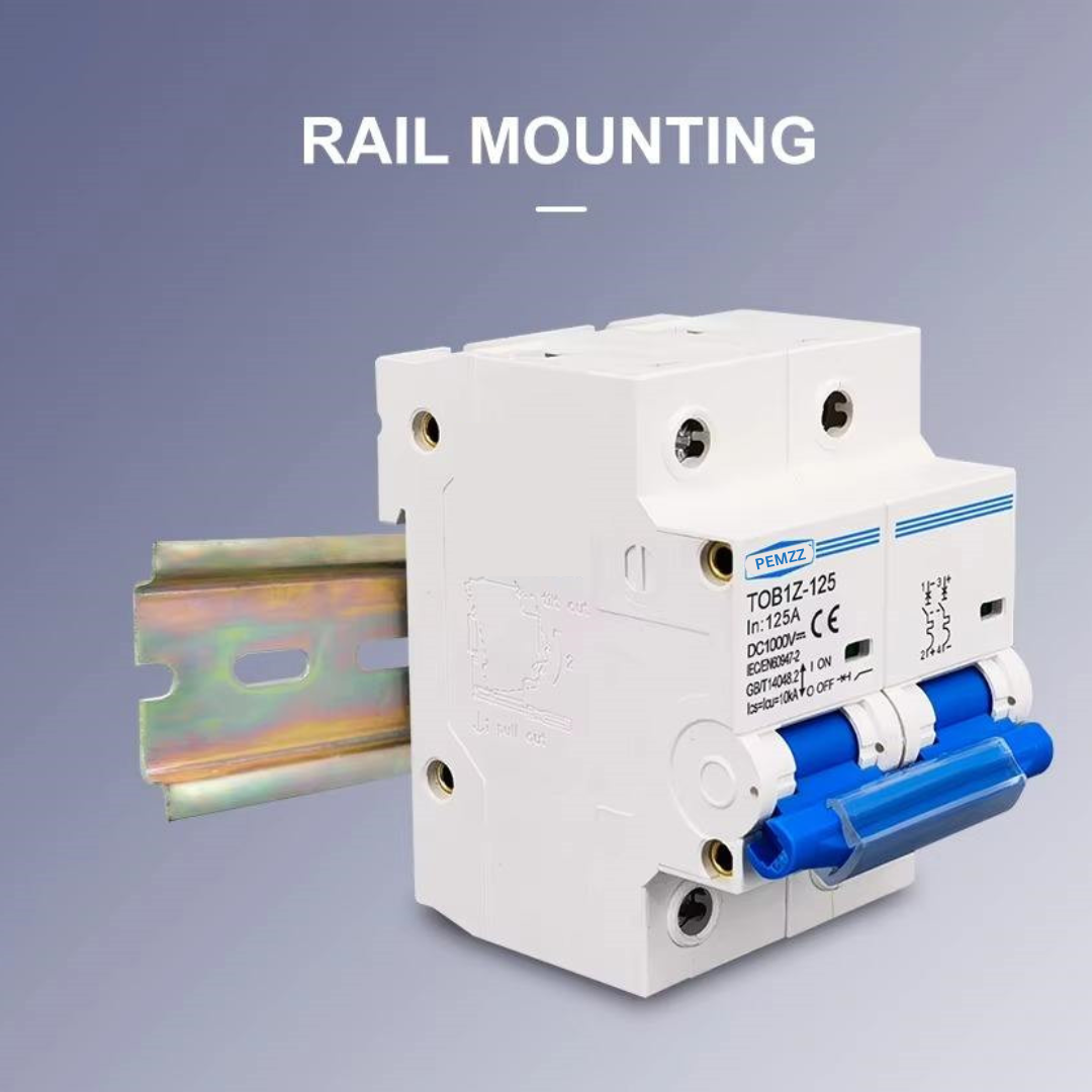 Circuit Breaker for Battery Main Switch 80A/100A/125A DC 2 Pole MCB ...