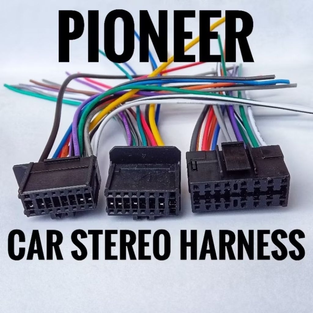 1pc 16Pin Pioneer Harness Car Stereo Wiring Connector Wire Head Unit ...