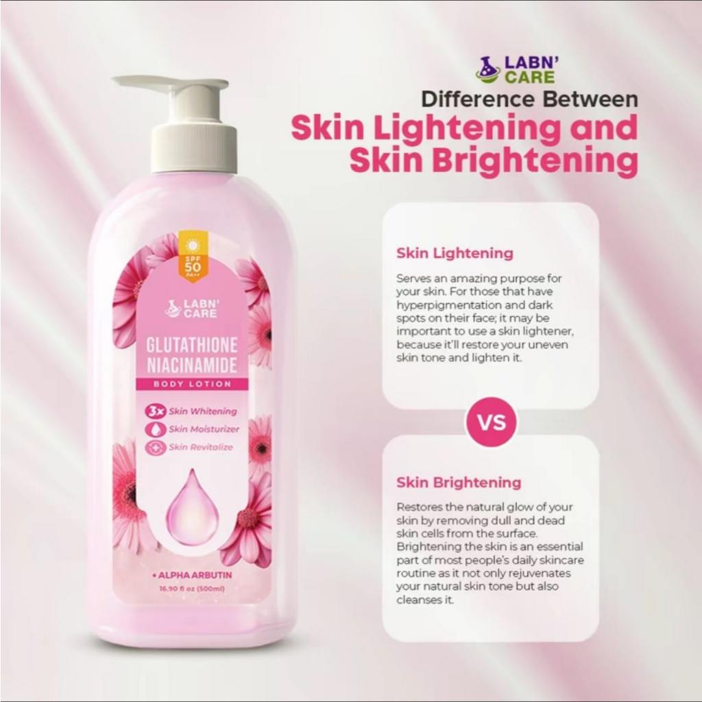 Labn' Care Glutathione Niacinamide BodyWhitening Lotion 500ML With SPF ...