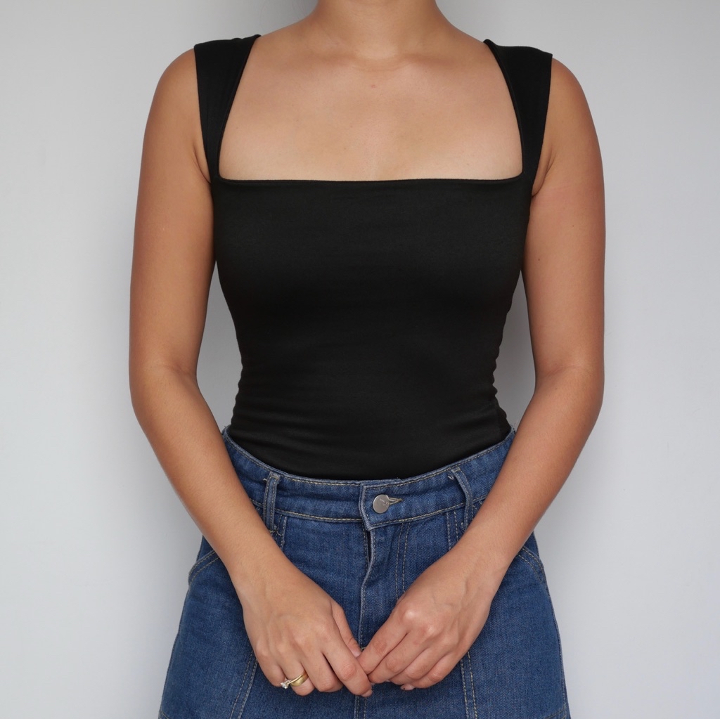 VXN -Ruby- Tank Top Cotton Strechable | Shopee Philippines