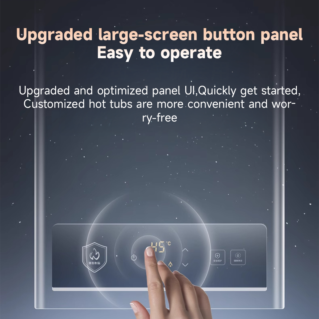 Yowxii Modern LCD Water Heater Shower Inverter Electric Hot And Cold ...