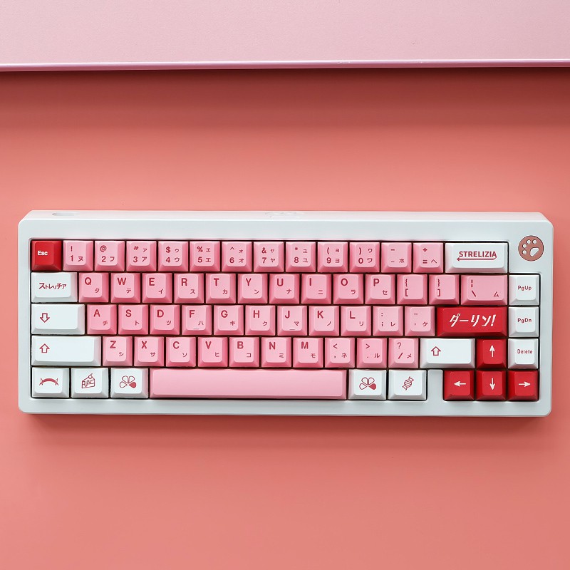 Darling Anime Style PBT Keycaps Set - Cherry Profile Keycaps for MX ...