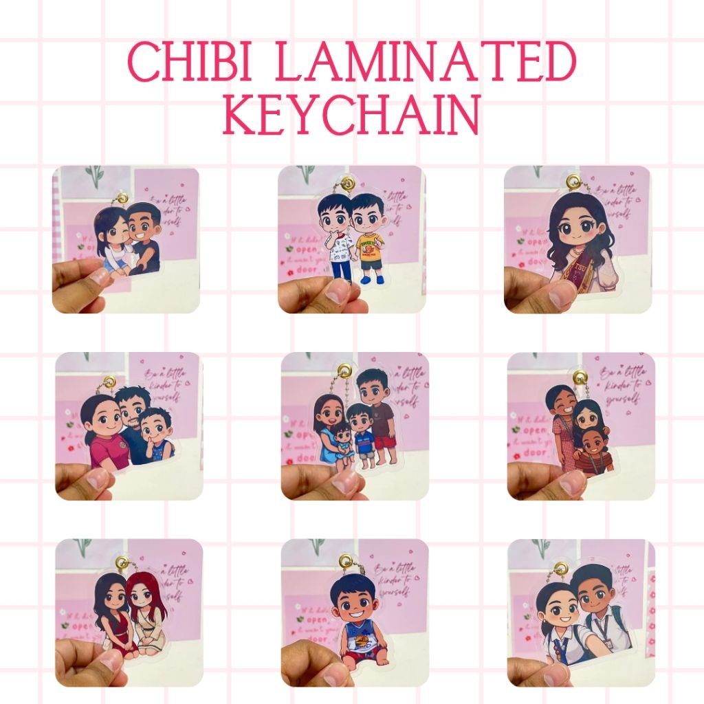 Chibi Laminated Keychain | Nectarize Photo Chibi Keychain – Laminated ...