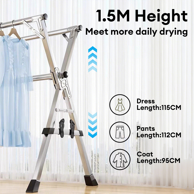 Sampayan Stainless Clothes Rack Drying Rack Foldable Sampayan Rack ...