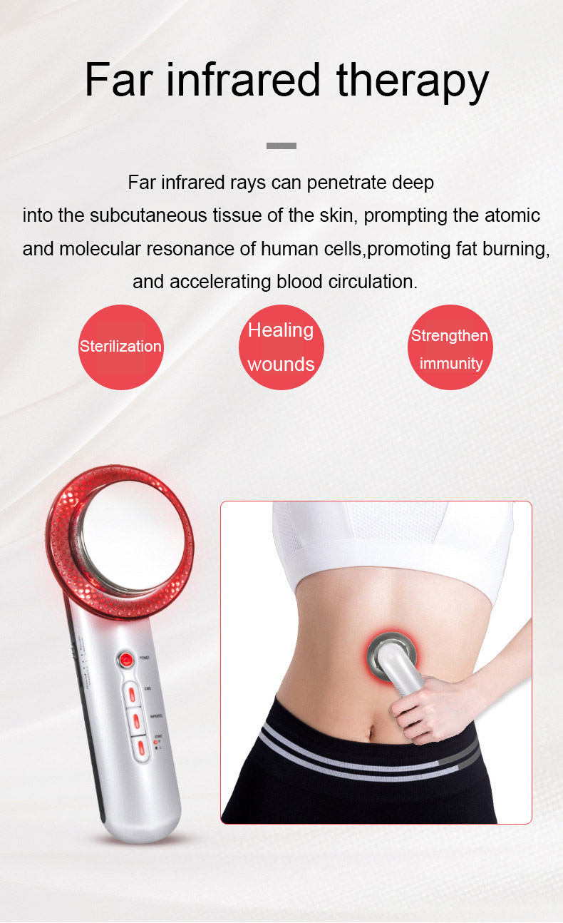 3 in 1 Body Slimming Machine Ultrasonic Lipo RF Fat Burner Massager for ...