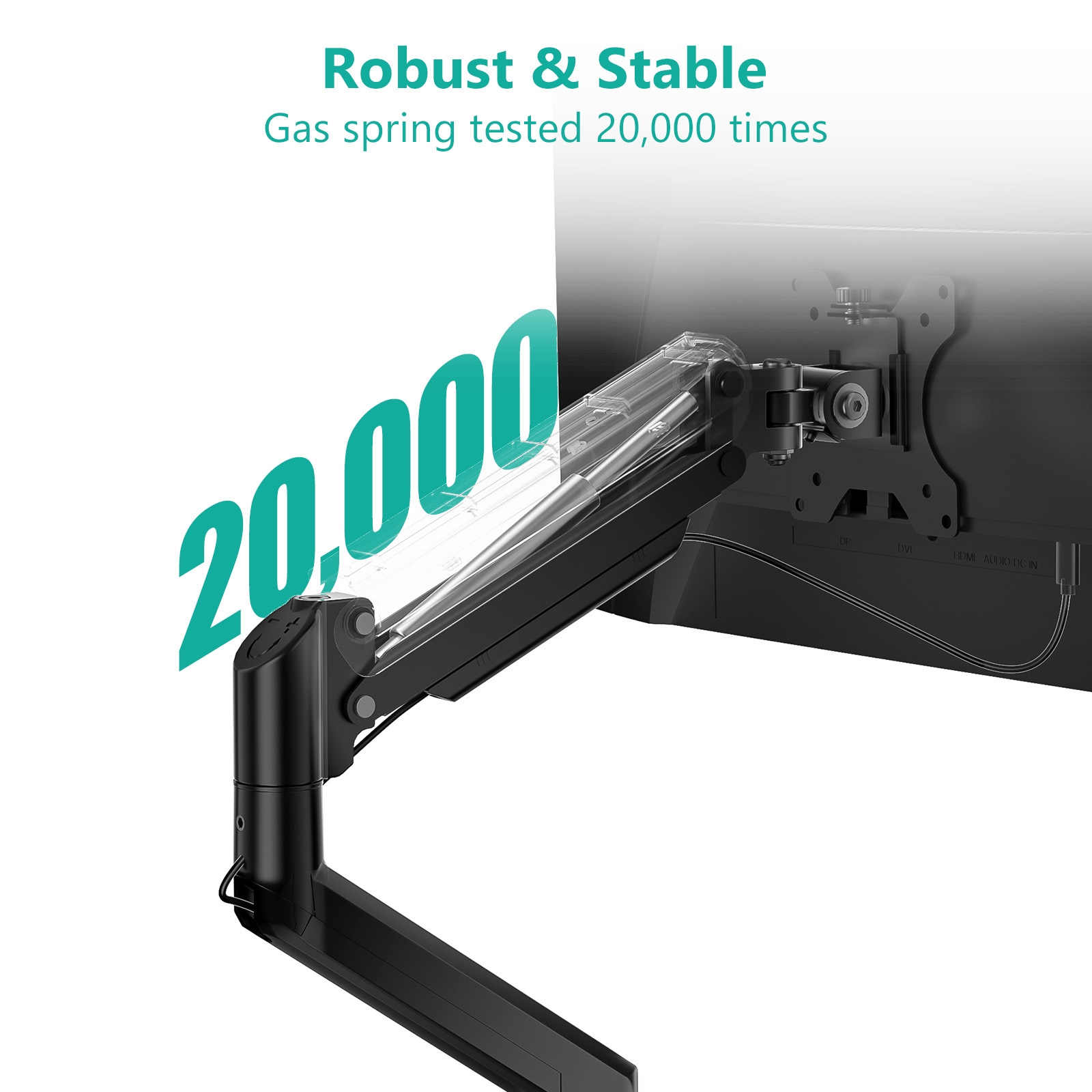 YAMY Monitor stand monitor mount for desk monitor arm for 17-34" 2-10kg ...