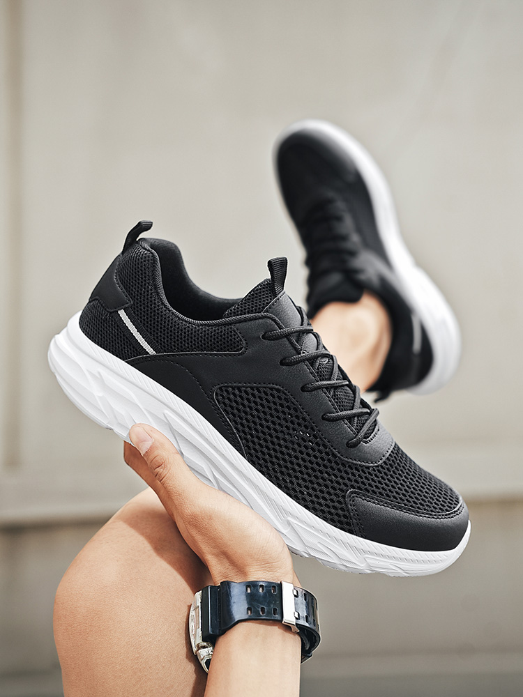 Men Running Shoes Cushioning Breathable Soft Non-slip Casual ...