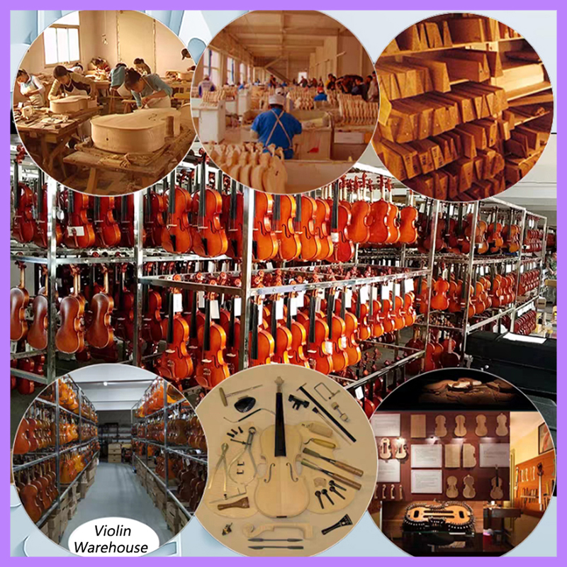 Heart String Full Size Violin Set with Wooden Fingerboard Hand Made ...