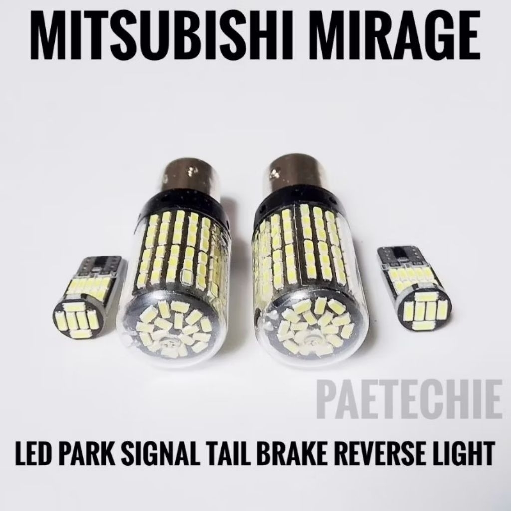 Mitsubishi Mirage G4 Hatchback LED Reverse Tail Brake Signal Park Light ...