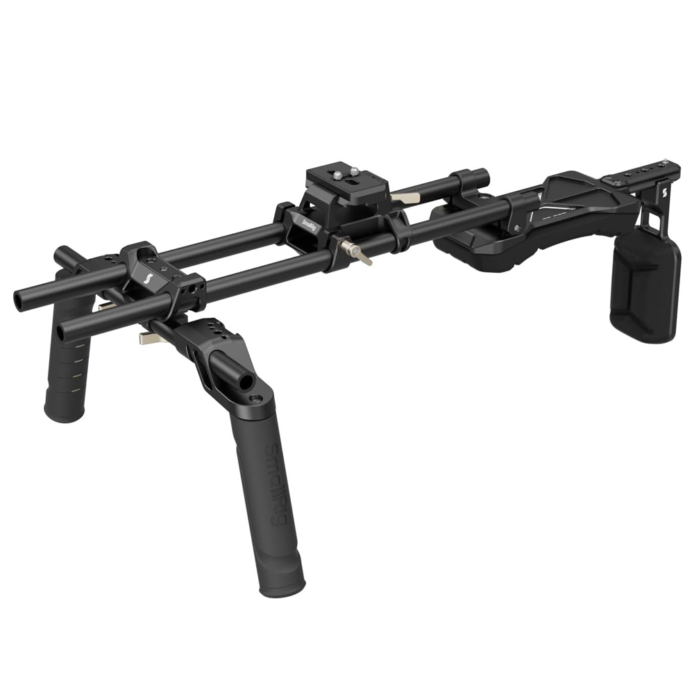 SmallRig Shoulder Rig Kit Dual Hand Grips Baseplate 15mm LWS Rods and ...