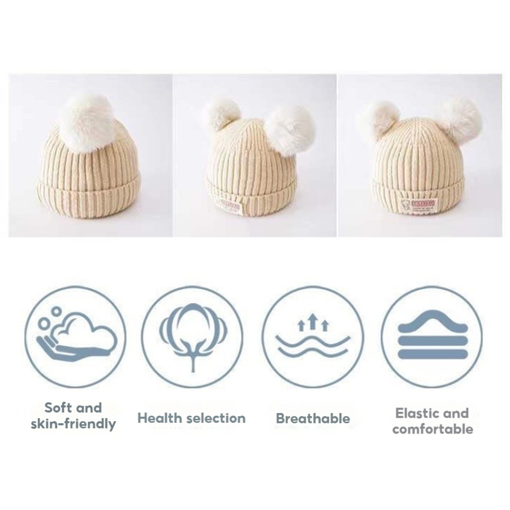 Baby Bonet Soft Hat Newborn Boy Girl Cotton Hats Knitted Hat for Baby ...