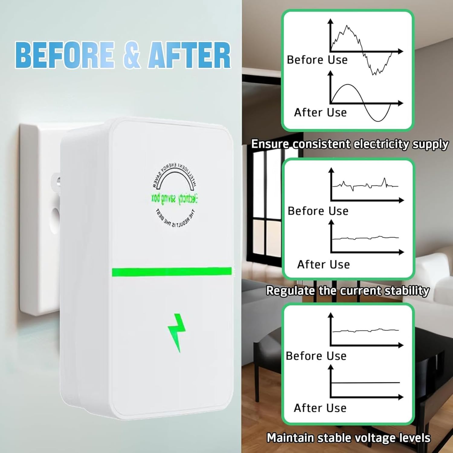 Electricity Saving-Box Pro-Power-Saver Stop-watt Energy-Saving Device ...