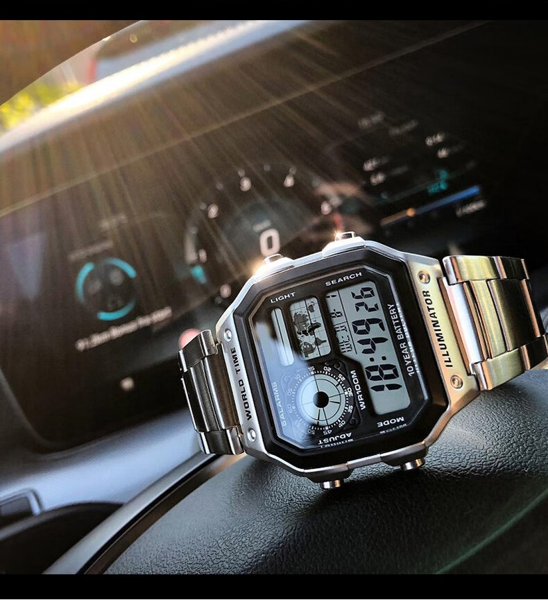 【2YEARS WARRANTY】G-STEEL Retro Stainless Steel Men Watch Sport ...