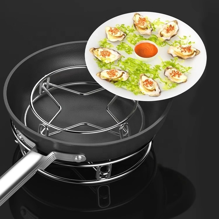Stainless steel pot rack, heat insulation bracket, anti-scalding ...