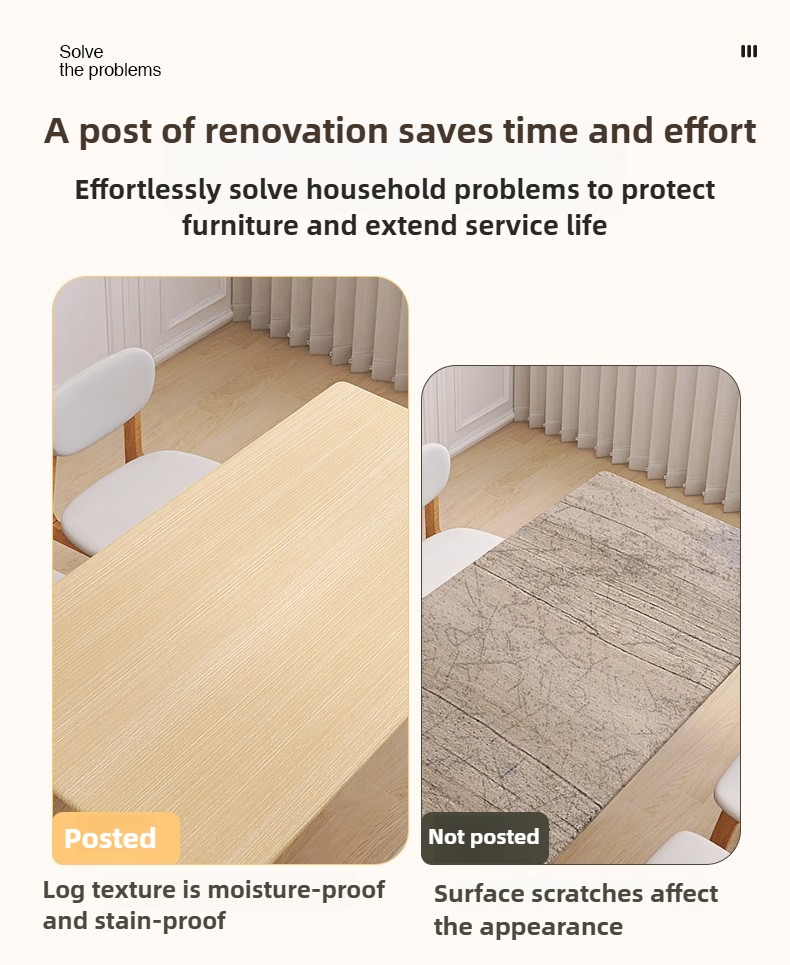 60*500cm Wood Grain PVC Wallpaper Adhesiv Wall Decor Kitchen Bathroom ...
