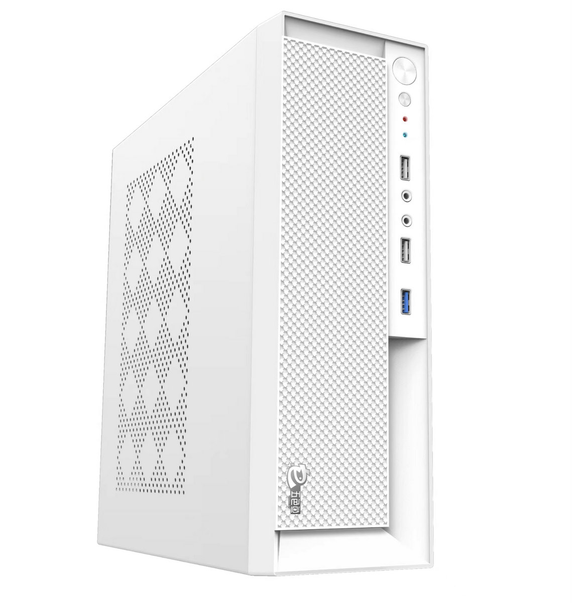 White HTPC Case Slim For ITX Matx Motherboard 1U PSU | Shopee Philippines