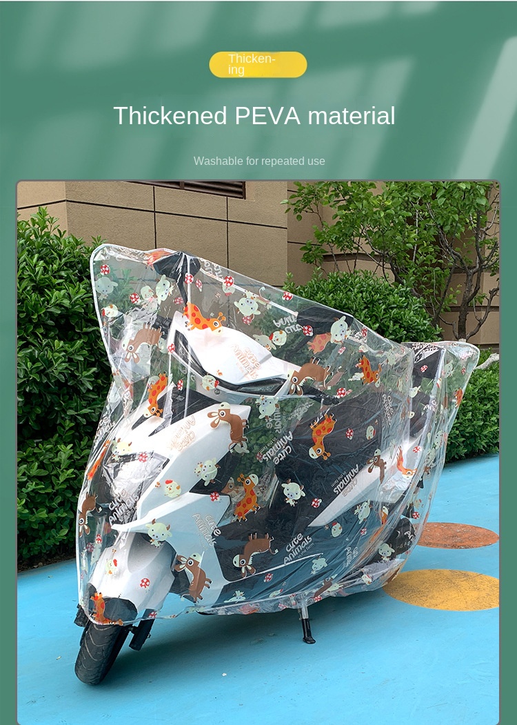 Motorcycle Rain Cover Universal Waterproof Dust Resistant Outdoor ...