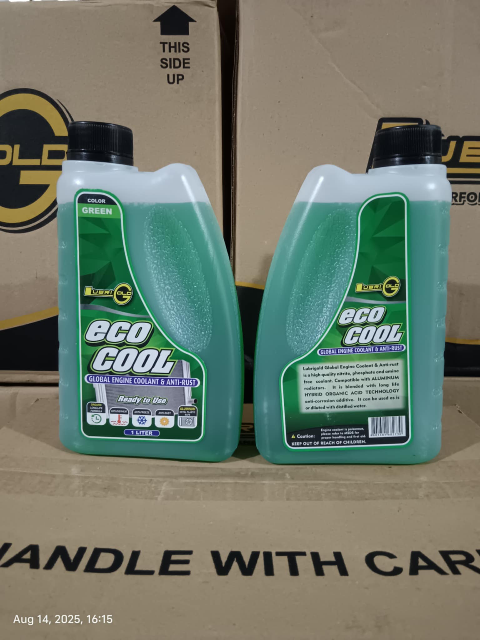 Lubrigold Eco Cool Ready To Use Coolant Green 1Liter | Shopee Philippines
