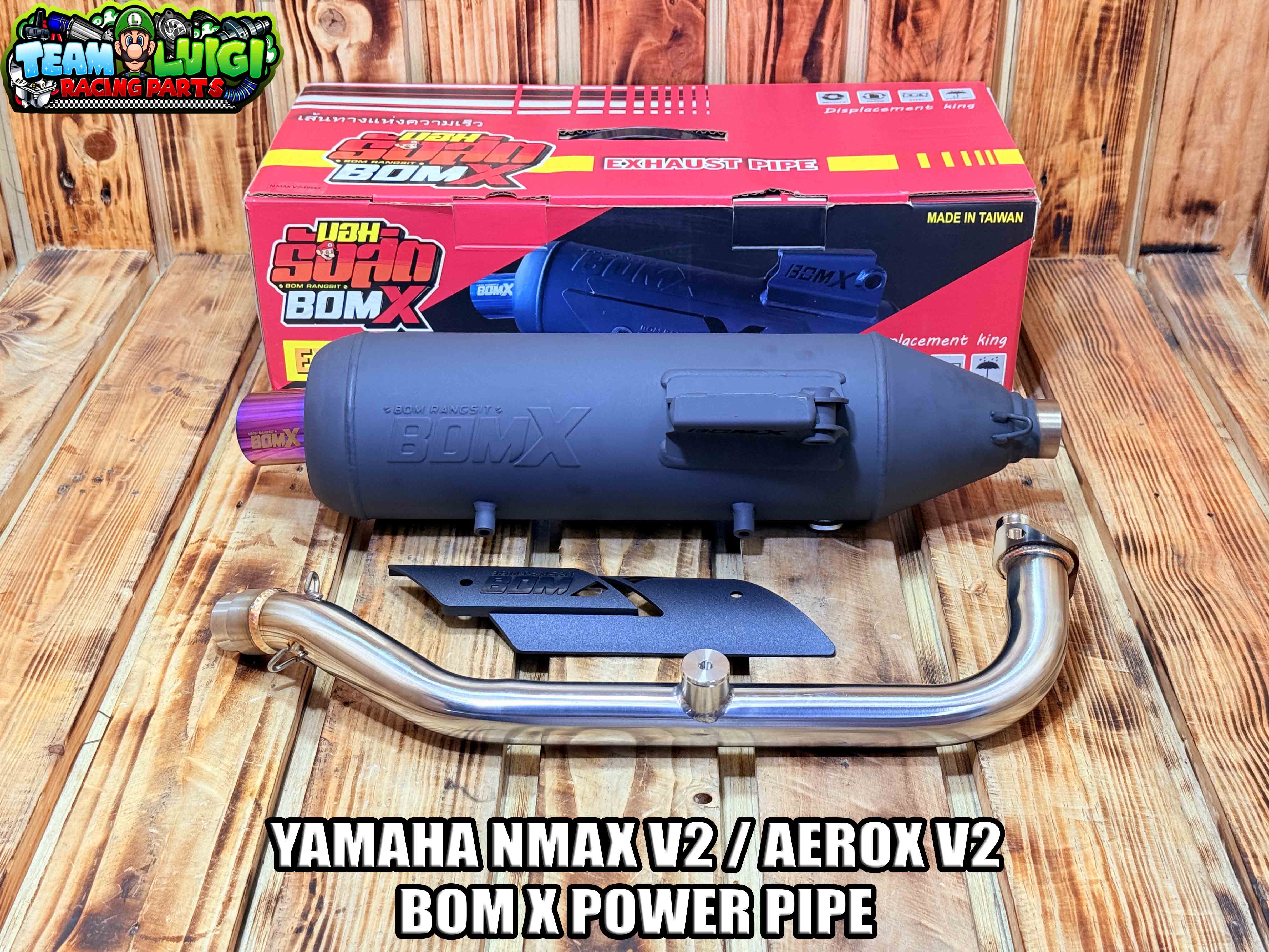 BOM RANGSIT POWER PIPE MIO I 125 M3, MIO SPORTY, AEROX V2, NMAX V2 ...