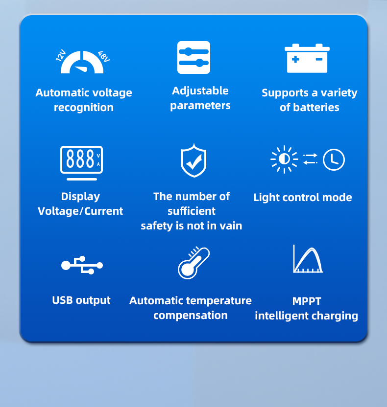 LAIRTPOW 100A MPPT Solar Controller, 12V/24V/36V/48V AUTO, Wide Battery ...