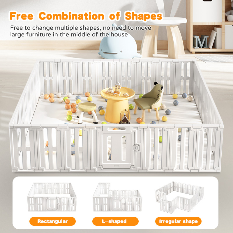 Playpen For Baby Latest Version Baby Playpen Adjustbale&Foldable Queen ...
