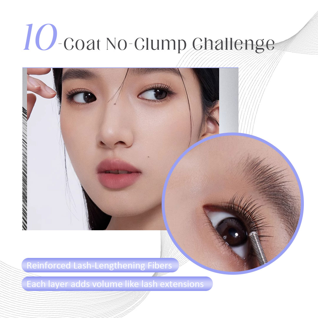 Ashley Shine Mascara Natural Curl Waterproof Eye Makeup Long-lasting ...