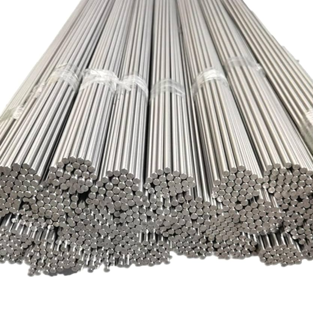 Stainless Steel 304 Shafting Tubular Solid Round Bar Rod ( 5PCS ...