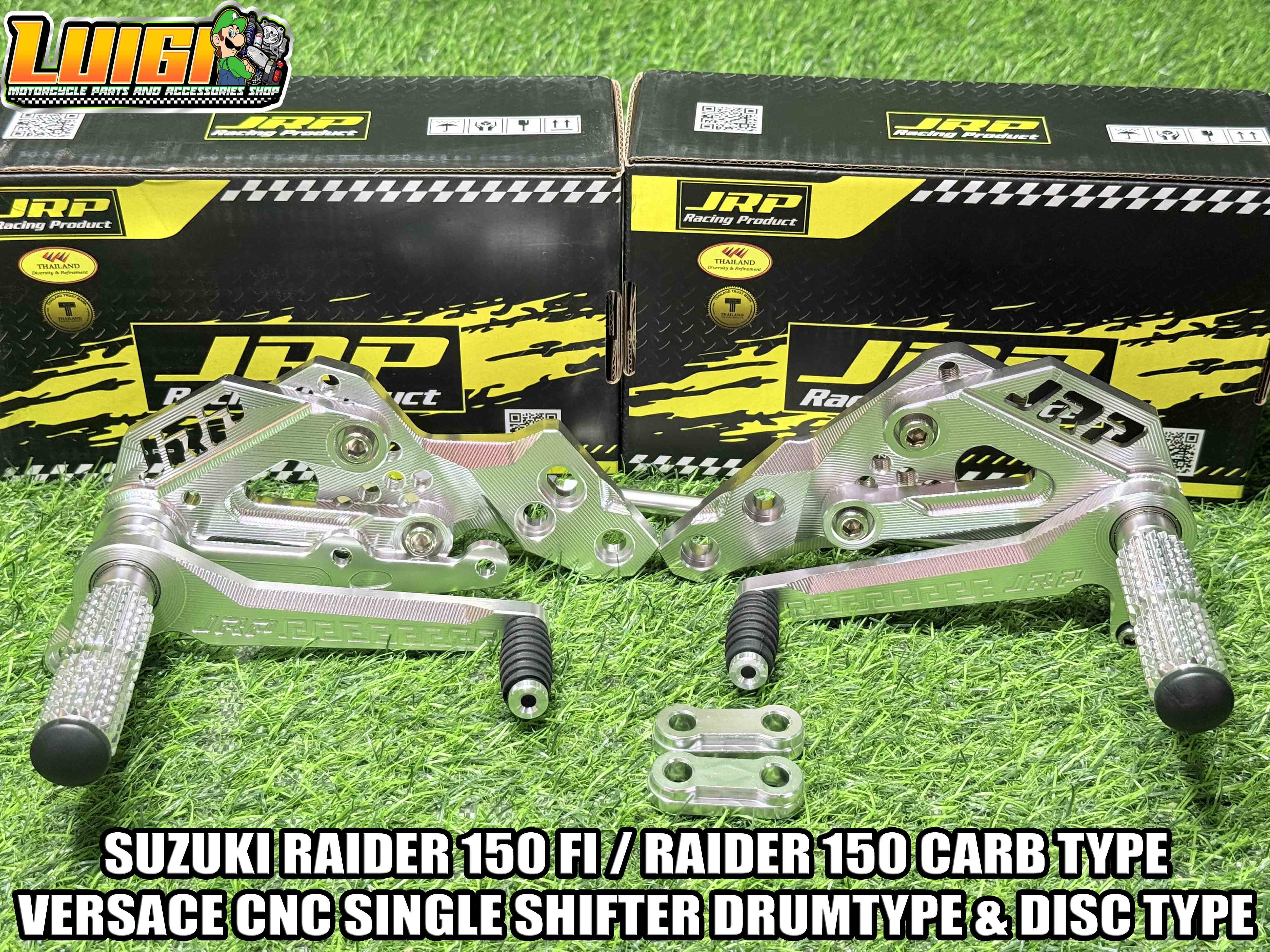 JRP CNC VERSACEE ALLOY SHIFTER DISC & DRUM SUZUKI RAIDER 150 CARB ...