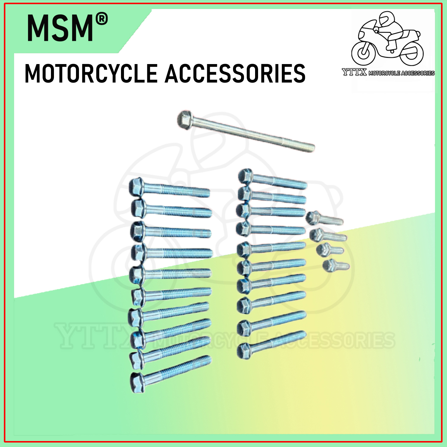 COD MSM Motorcycle Engine Mount Bolt Set Motorcycle Big/Small High ...