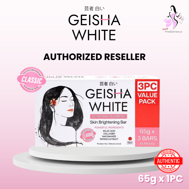 BUNDLE Geisha White Intense & Classic x3pcs 65g Soap Pack Japan Formula | Shopee Philippines